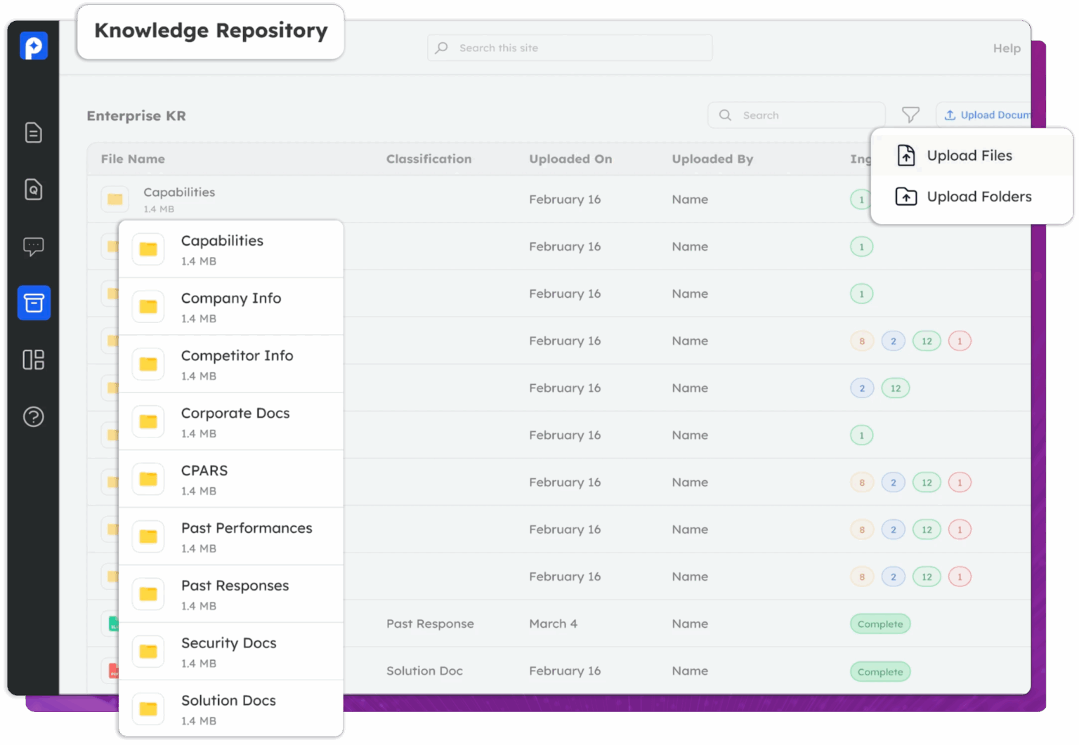 Create winning responses faster with pWin.ai